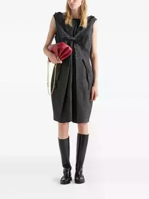 Prada Shetland Wool Mini Dress