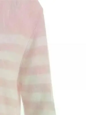 Bruno Manetti Striped Cashmere Jumper - Pink