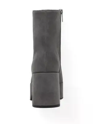 GIANVITO ROSSI Sally Platform Ankle Boots - Grey