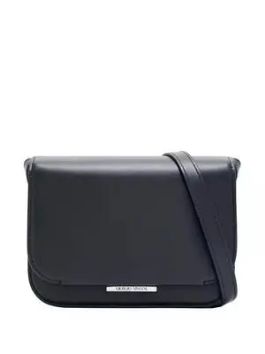 Giorgio Armani Small Leather Cross Body Bag - Black