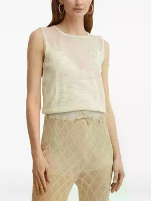Pinko Semi-sheer Panel Vest