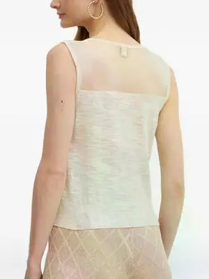 Pinko Semi-sheer Panel Vest