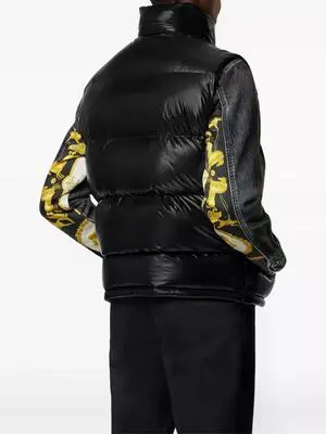 Versace Padded High Neck Sleeveless Jacket