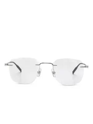 Montblanc Rimless Frame Eyeglasses - Silver