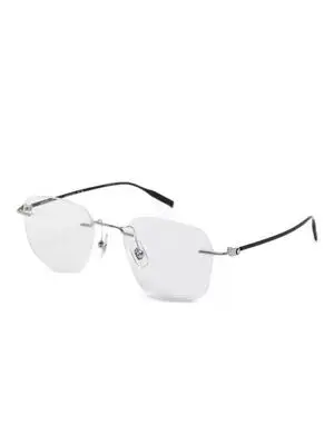 Montblanc Rimless Frame Eyeglasses - Silver