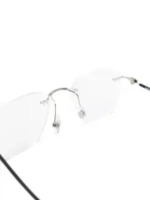 Montblanc Rimless Frame Eyeglasses - Silver