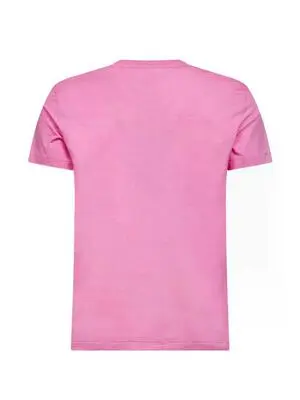 Polo Ralph Lauren Embroidered-logo Pocket T-shirt - Pink