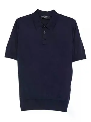 Dolce & Gabbana Short-sleeves Polo Shirt - Blue