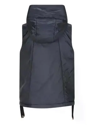 Max Mara Max Mara Hooded Sleeveless Gilet Blue