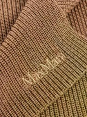 Max Mara Ribbed High-neck Virgin-wool Scarf
