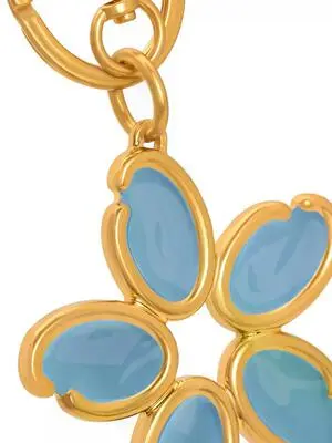 Oscar De La Renta Flower Charm Keyring