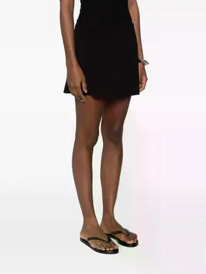 COURREGES Logo Detail Mini Skirt