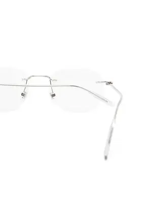 Montblanc Rimless Geometric-frame Eyeglasses