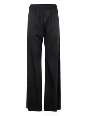 GOLDEN GOOSE Golden Goose Sequin Embroidered Wool Twill Sweatpants Black