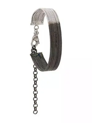 Iosselliani Gold Plated Brass Bracelet - Silver