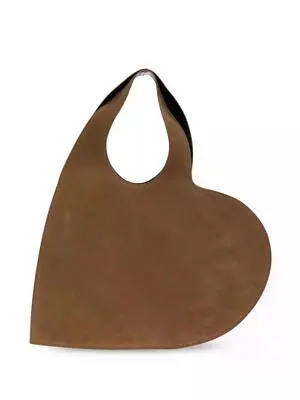 Coperni Heart Shape Tote Bag - Brown