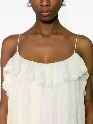 PARLOR Spaghetti-strap Midi Dress