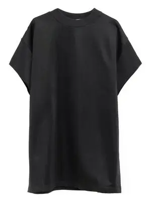 Fear Of God Logo-print Raw-cut T-shirt - Black