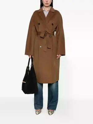 Marc O'polo Double-breasted Belted Coat - Brown