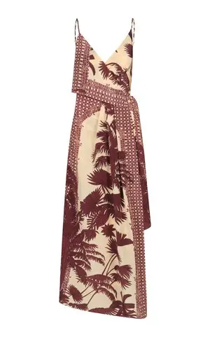 Johanna Ortiz Nouvel Arôme Silk Maxi Dress - Multi
