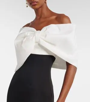 Rachel Gilbert Kace Bow-detail Gown