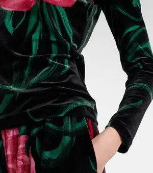 La DoubleJ Peony Floral Turtleneck Top - Multicoloured