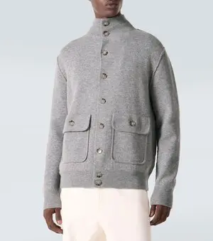 ALLUDE Wool And Cashmere Button-front Jacket