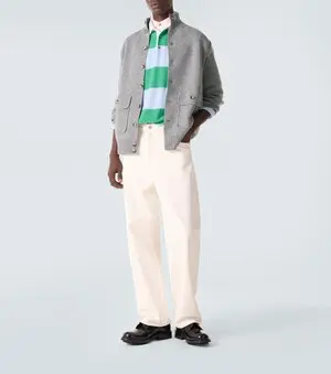 ALLUDE Wool And Cashmere Button-front Jacket