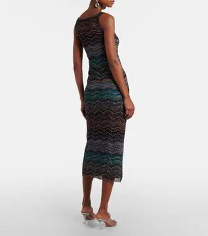 Missoni Zigzag Lame Midi Skirt