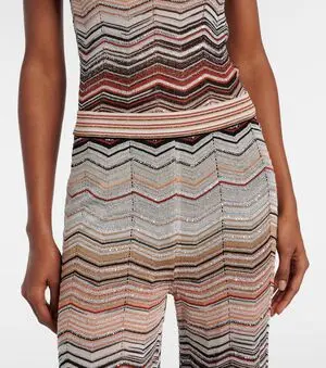 Missoni Zigzag Lame Wide-leg Trousers