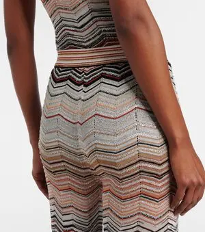 Missoni Zigzag Lame Wide-leg Trousers