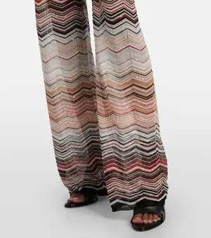 Missoni Zigzag Lame Wide-leg Trousers
