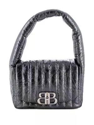 Balenciaga Padded Quilted Leather Shoulder Bag