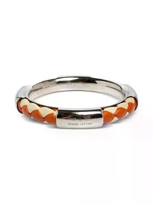 TOD'S Leather Woven Bracelet -tone