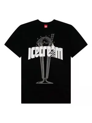 ICECREAM Graphic-print T-shirt - Black