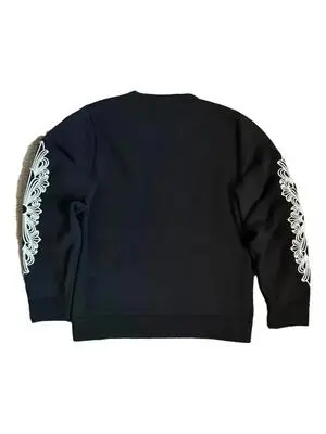 Chrome Hearts Floral Knit Sweatshirt