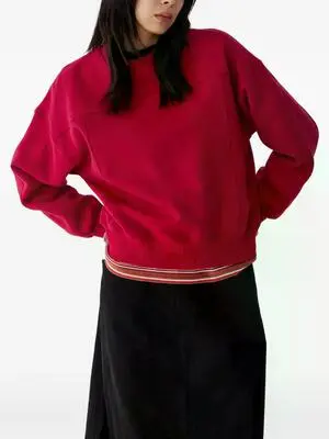 STUDIO TOMBOY Fleece Lined Sweatshirt - Red