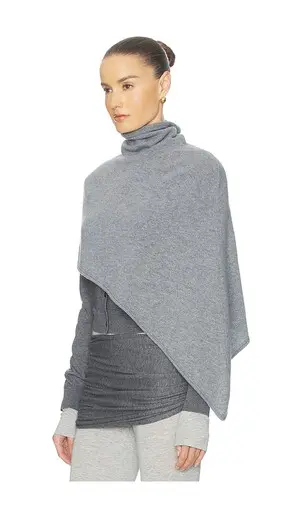 HELSA Loxley Asymmetric Cape - Grey