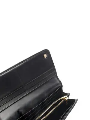 Miu Miu 2000's Matelasse Bi-fold Long Wallet - Black