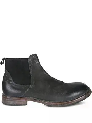 Moma Leather Chelsea Boots - Black