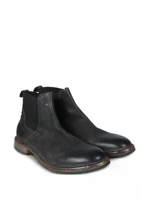Moma Leather Chelsea Boots - Black