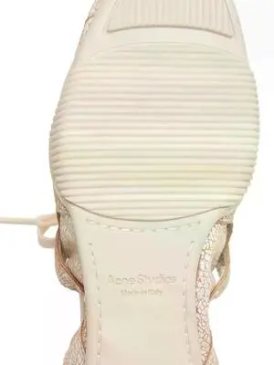 Acne Studios Cracked Effect Lace-up Trainers