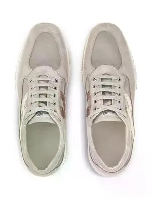 Hogan Interactive Sequinned Sneakers - Grey