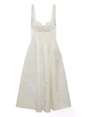 Simkhai Charlotte Floral Jacquard Midi Dress