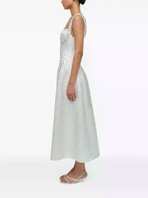 Simkhai Charlotte Floral Jacquard Midi Dress