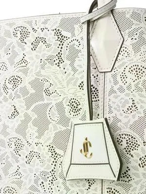 JIMMY CHOO Diamond Perforated Tote Bag