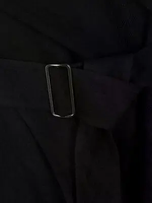 Yohji Yamamoto Belted Lapel Collar Coat