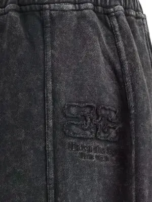 GANNI Isolde Embroidered Sweatpants - Grey