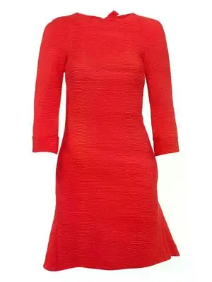 Maje Bow-detail Crepe Dress - Red
