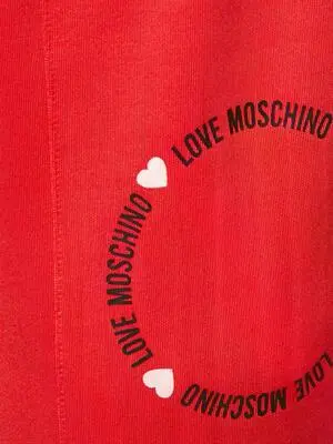 Moschino 2000s Logo Print Jersey Trousers